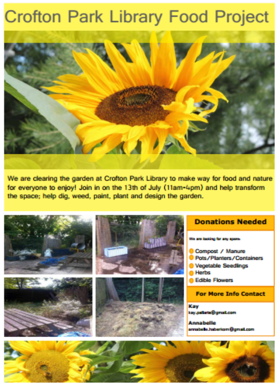 Brockley Central: The Crofton Park Library Food Project | The online ...