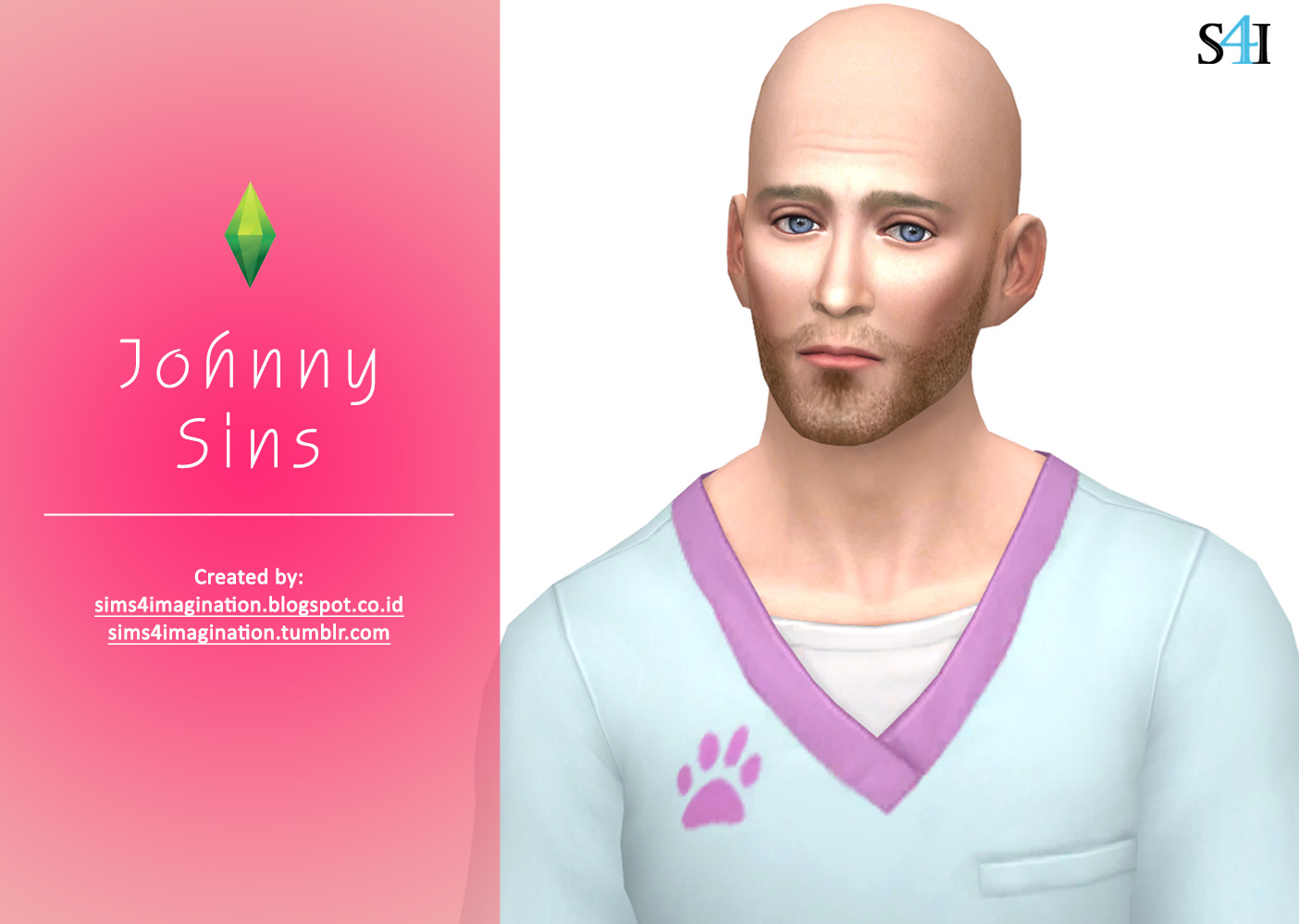My Sims 4 CAS: Johnny Sins - Imagination Sims 4 CAS