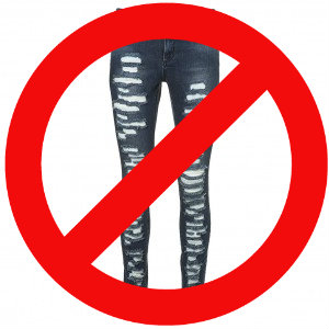 The Ins & Outs of Fashion : colored skinnies IN/OUT ripped jeans