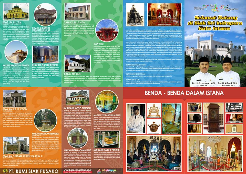 TOURISM MAP OF SIAK: PETA WISATA SIAK