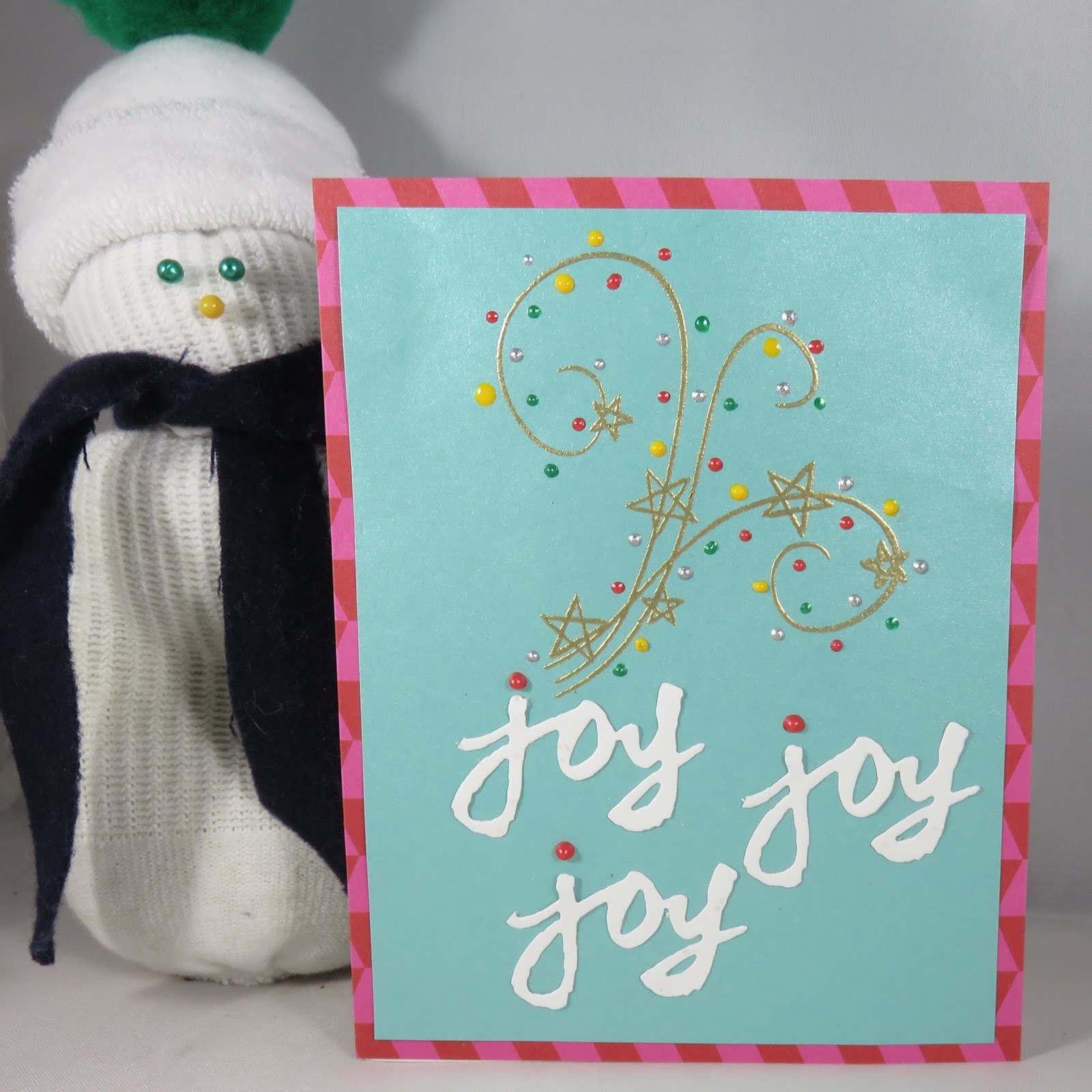 Super Stick Chick: Joy Joy Joy Card