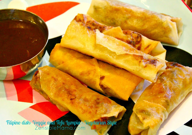 Zensible Mama: Filipino Dish: Veggie and Tofu Lumpia Vegetarian Recipe