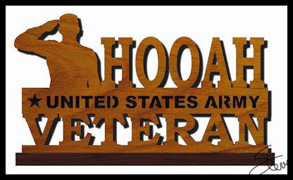 Scrollsaw Workshop: United States Army Veteran Scroll Saw Pattern.