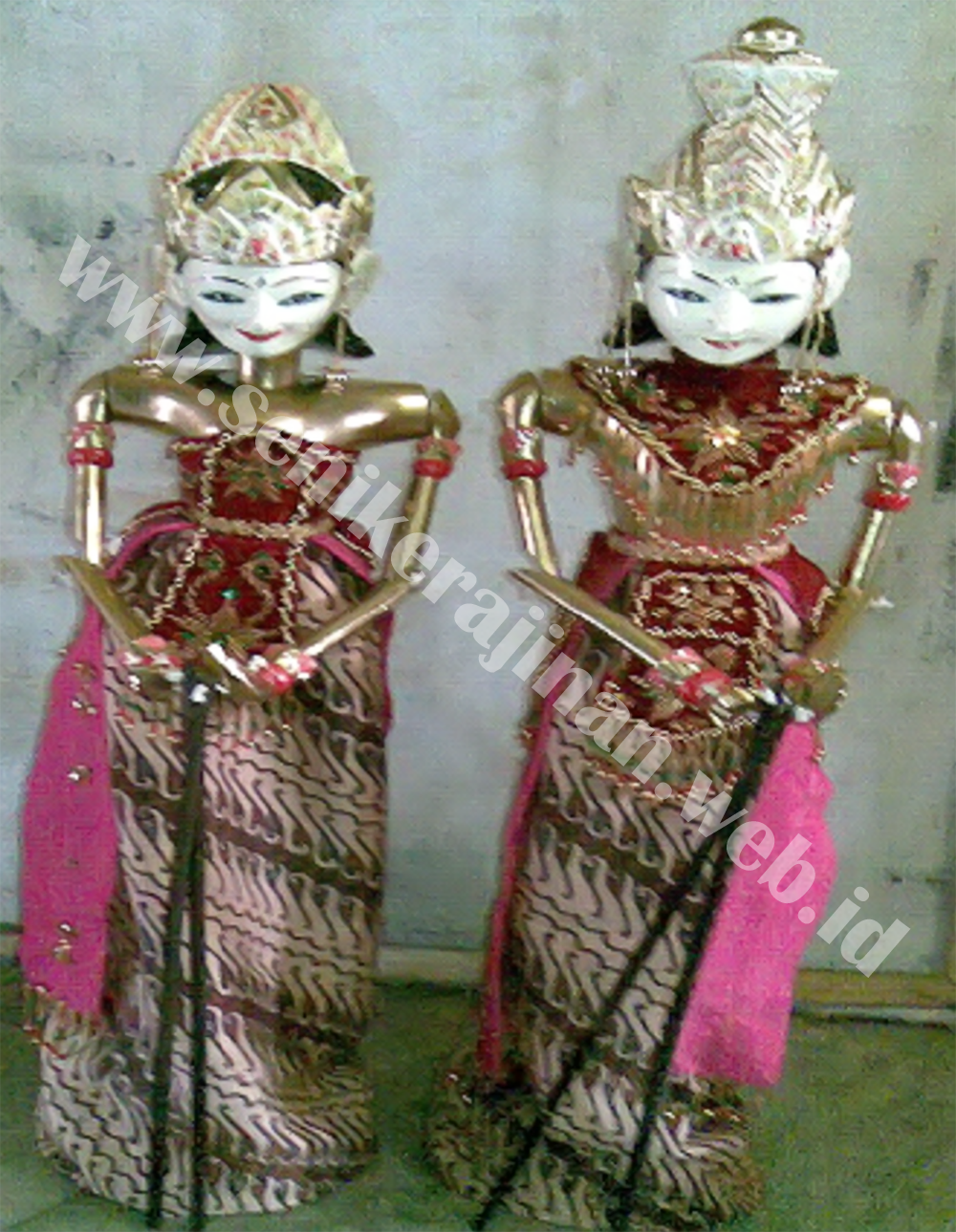 Wayang Rama dan Sinta | Jual Kerajinan Wayang