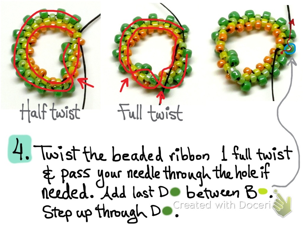 gwenbeads: How to Make a Rainbow Twist Beaded Bead