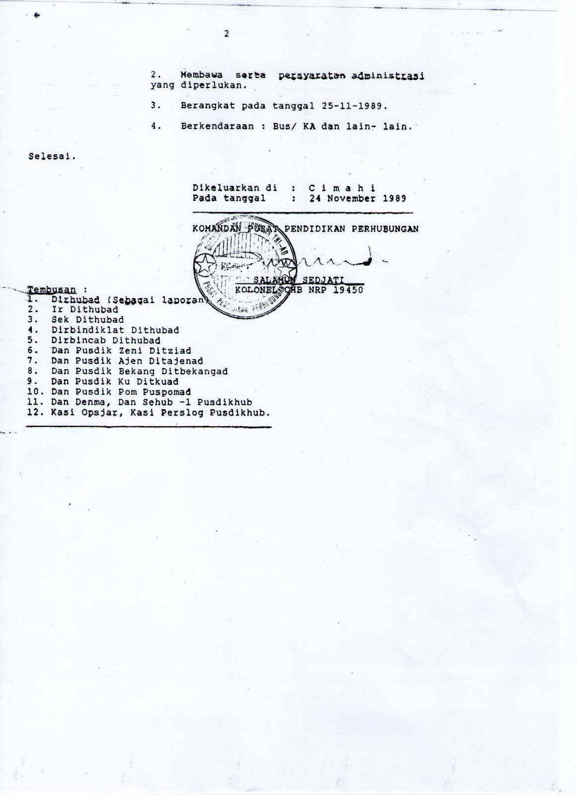 SECABA MILSUK - 8: DAFTAR ALUMNI MILSUK 8 PENDIDIKAN PEMBENTUKAN PUSDIK HUB
