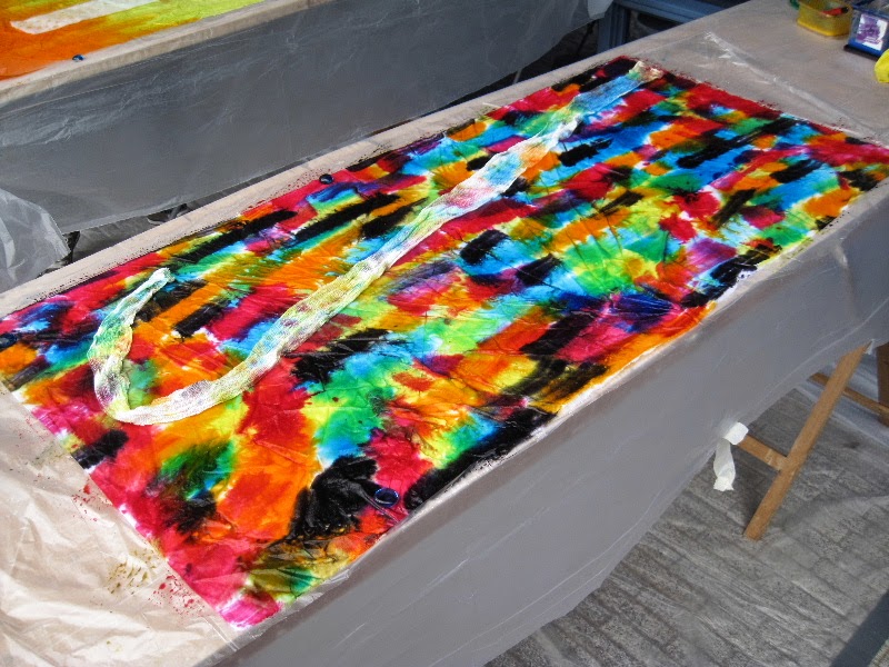 MayaQuilt: Stof verven