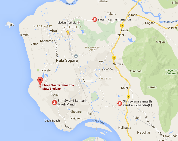 VVN Tourist Guide : Swami Samarth Math (Bhuigaon)
