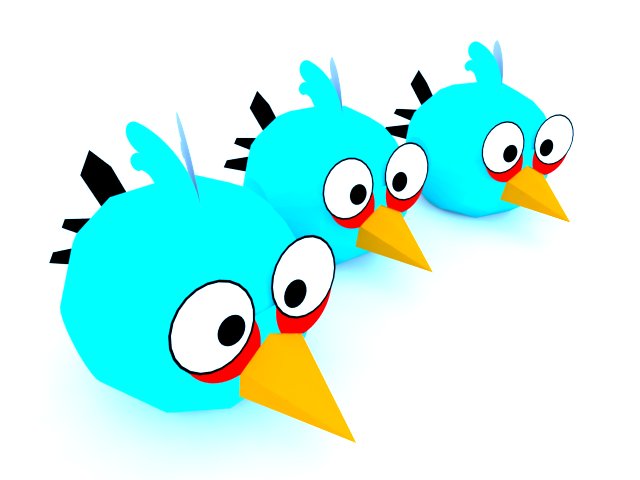 Paper Shock: Blue Bird Angry Birds by Hobikitkertas