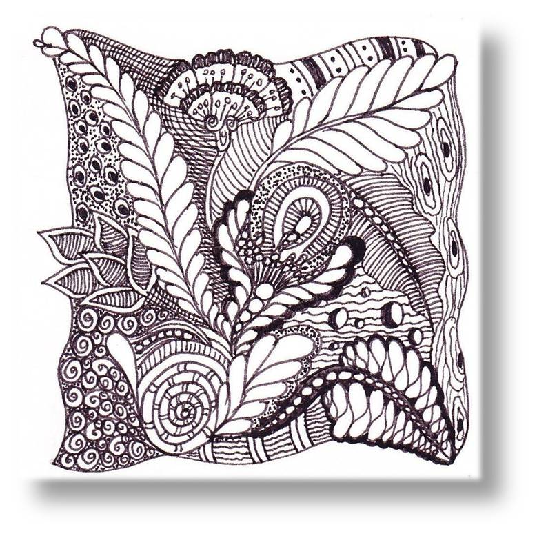 Journey Through Zentangle Art: Zentangle Tiles