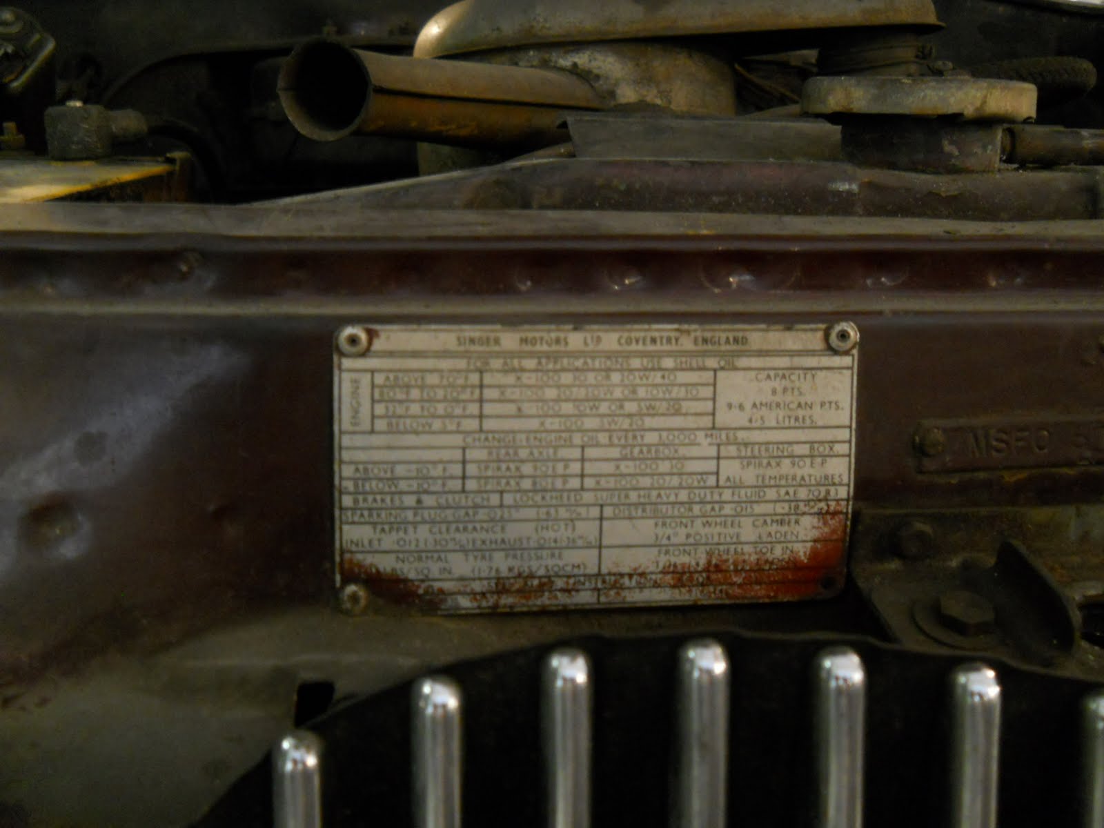 Registros Automotivos do Cotidiano: Singer Vogue 4-Door Saloon (1964-1966)