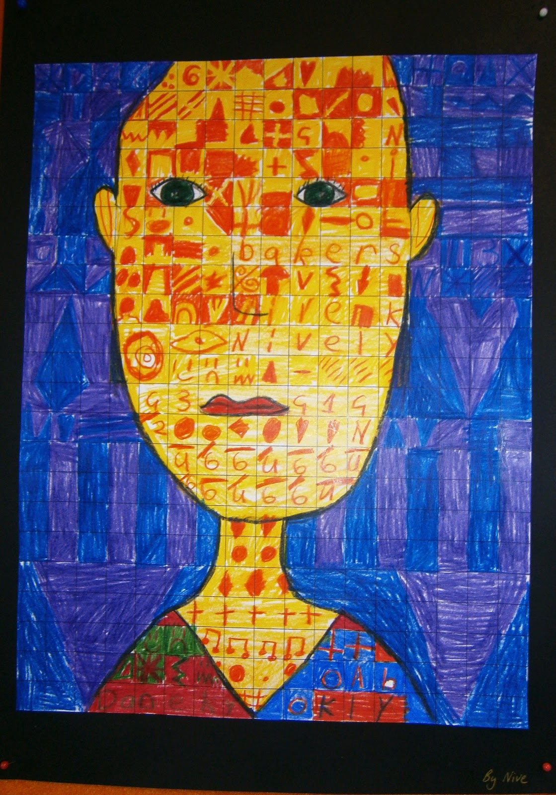 Art with Mrs Baker: Year 1/2 Chuck Close Grid Portraits