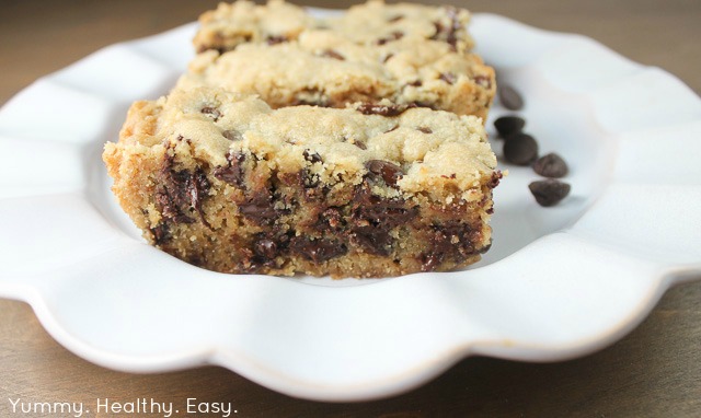 Amazing Chocolate Chip Butterscotch Bars - Yummy Healthy Easy