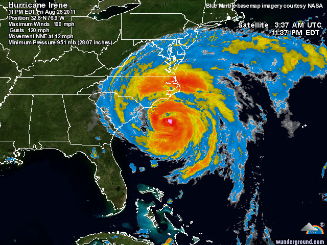 Buckdog: Hurricane Irene Satellite Imagery - UPDATED
