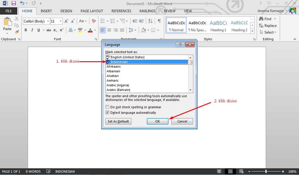 JKamagie: Cara Memasang Proofing Tools di Office Word 2013