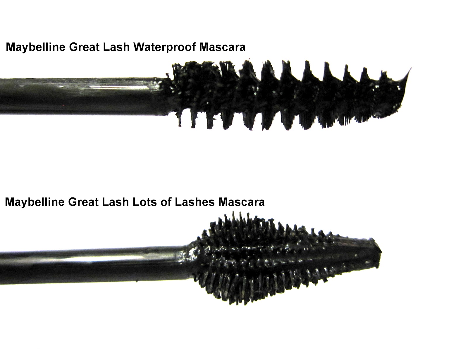 Makeup For View: Comparison Review : Maybelline Great Lash Waterproof ...
