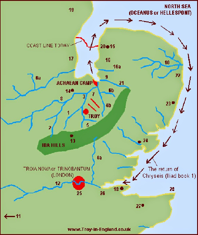 Trojan War Map