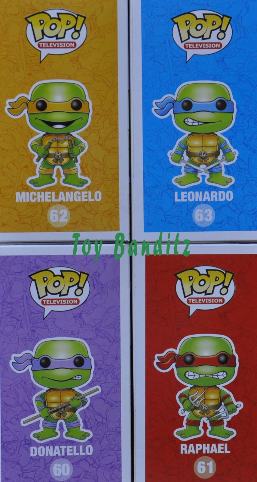 toy banditz: TEENAGE MUTANT NINJA TURTLES BY FUNKO