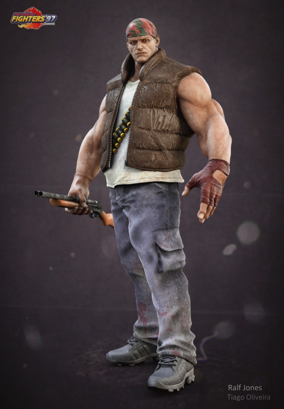 fan art fr ralf jones (KOF) by Tiago Oliveira from Brasil | KOFFUNERAL