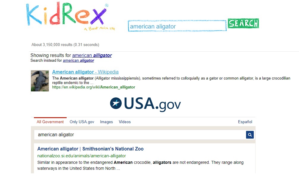 La respuesta podría estar en que KidRex es un sitio auspiciado por ...