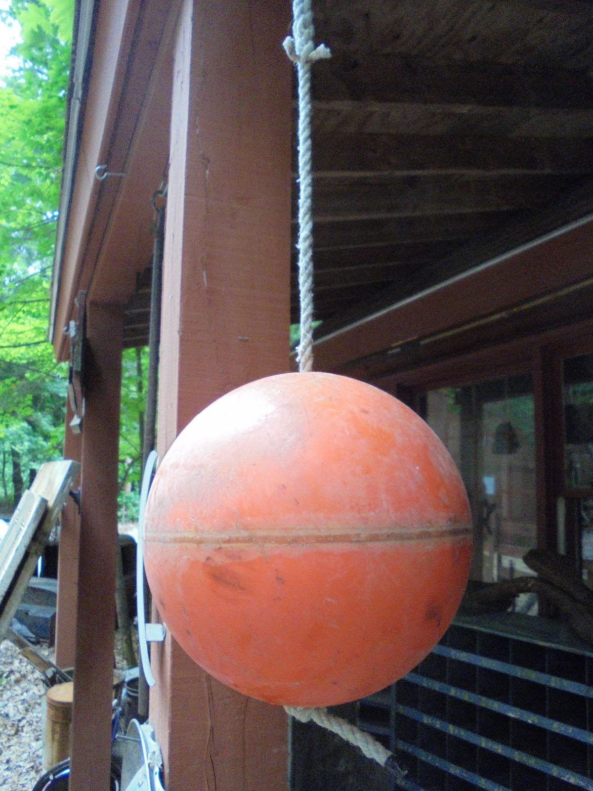 Log Cabin Antiques & Gifts: Fun and colorful fishing net float balls