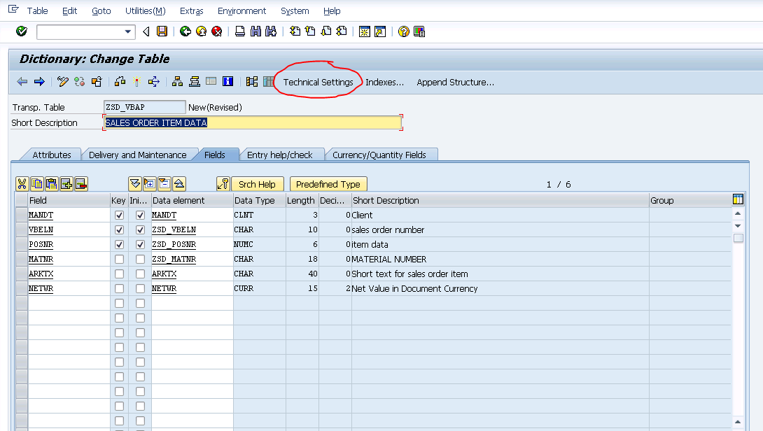 SAP TECH: Creating Transparent Transaction Table