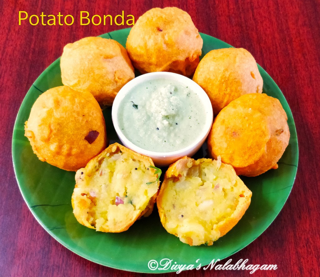 Potato Bonda | Aloo Bonda | Urulai Kilangu Bonda - Divya's Nalabhagam