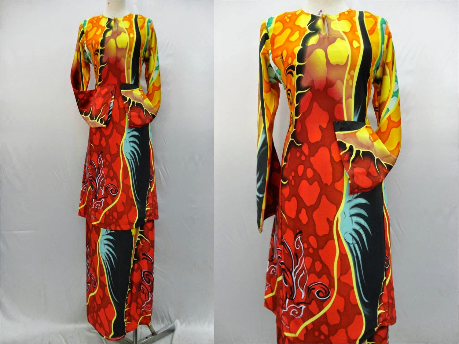 NUR IDAMAN EKSKLUSIF: Kurung Pahang Arosca design