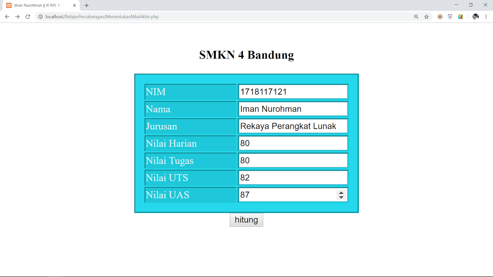 Percabangan Pada Php Serba Serbi Programming