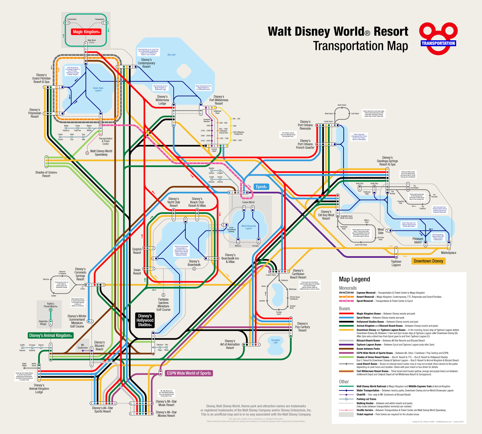 Orlando - Utilizando o transporte Disney - E aí, férias!