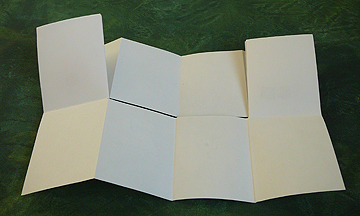 A Folded Multi-Page Book