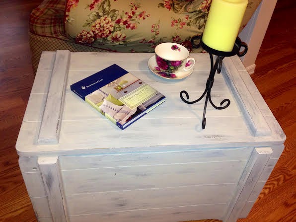 Seasonal Chapters: Toy Chest Becomes an End Table