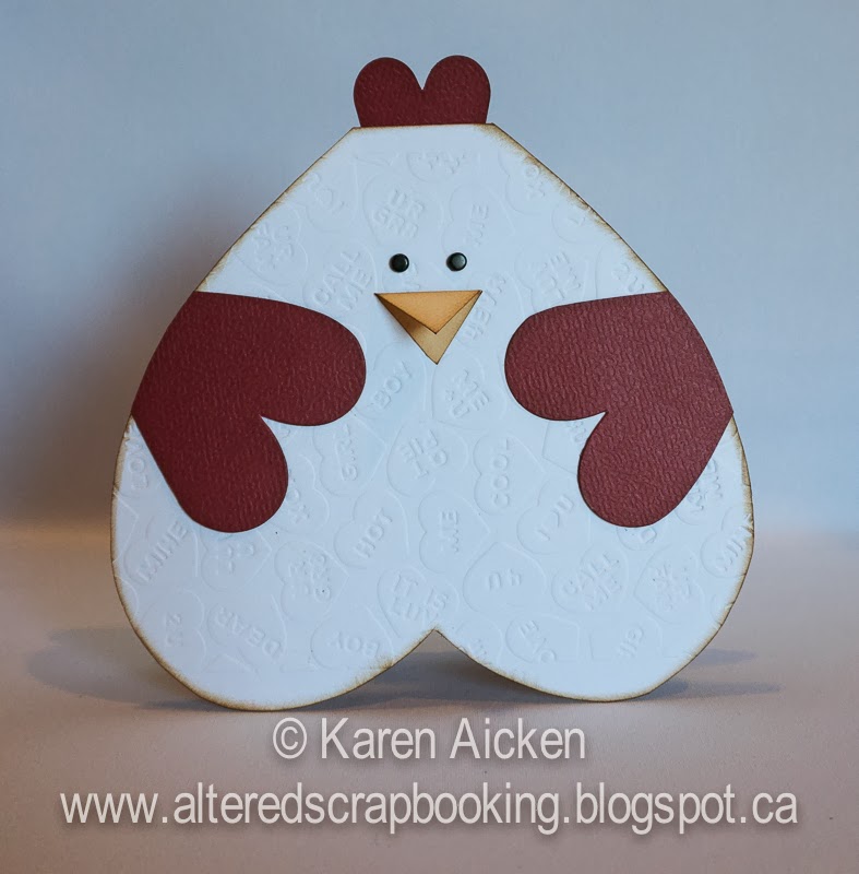 Altered Scrapbooking: A Chicken Valentine