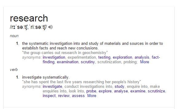 Research Techniques : What is research and why do we carry it out: