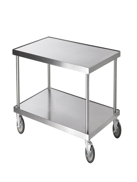 Bàn Inox 2 tầng có bánh xe | cơ khí Green life