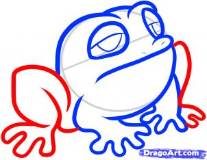 Como desenhar um Sapo