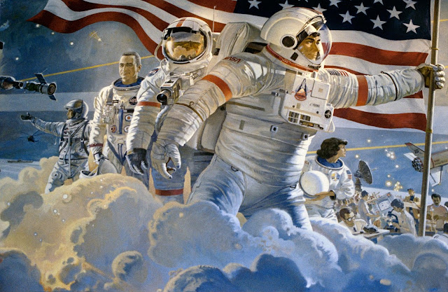 Nasa Houston Space Center Mural