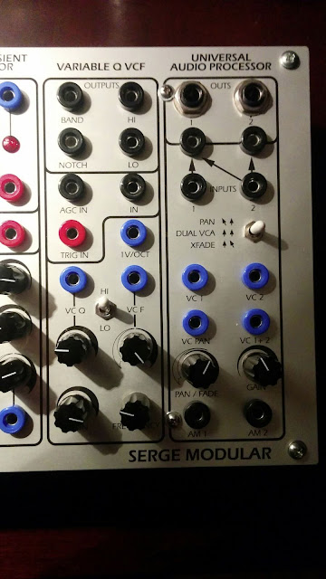 MATRIXSYNTH: STS / Serge Modular Animoo in shallow 2.5" boat with rack ears