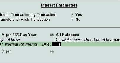 Interest Calculation
