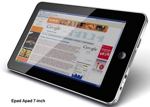 Epad Apad 7-inch Android tablet - TEST and REVIEW