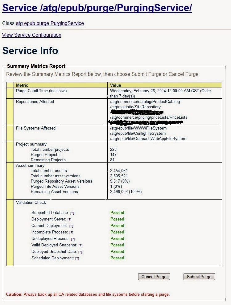 Purging Service in BCC ~ Lakshya