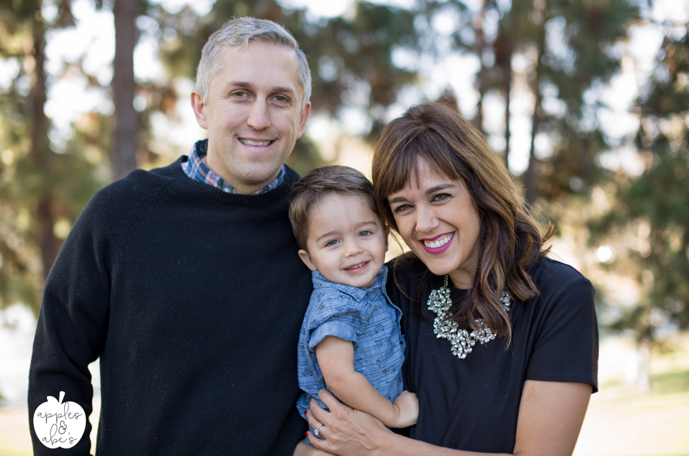 Family Photo Op with Minted - Apples & ABC's