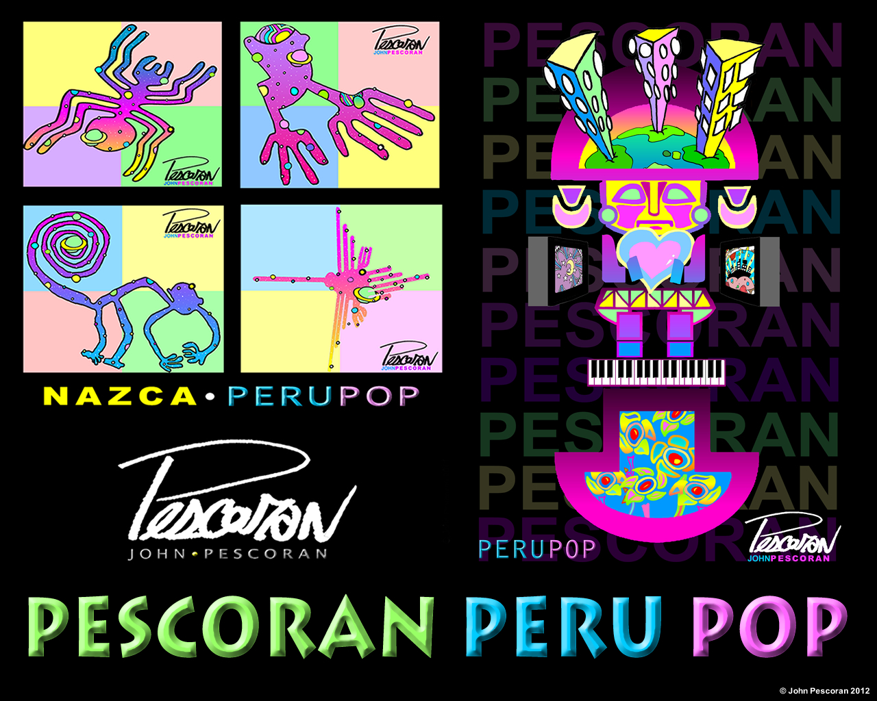 JOHN PESCORAN: PESCORAN PERU POP ART
