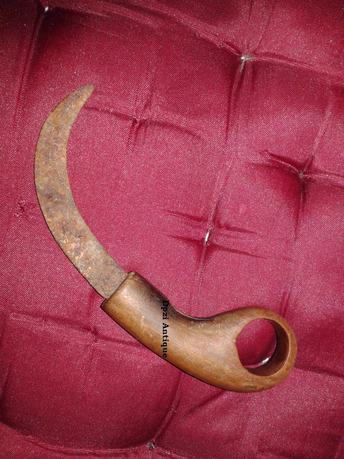 Badai Mencak Kelambit Biru: Senjata Lama , Kapak Siam Antik saiz besar ...