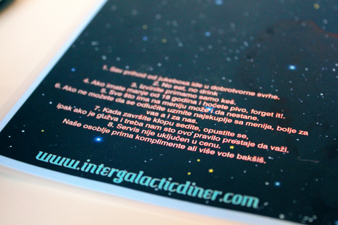 frashion: ★INTERGALACTIC Diner★ /Belgrade/