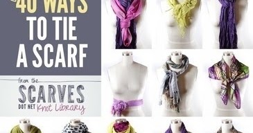 Food. Fashion. Home.: Scarf Organizer- Four Methods