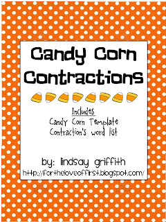 For the Love of First Grade: Candy Corn Contractions