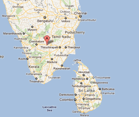Vellakovil: Map view of VELLAKOVIL