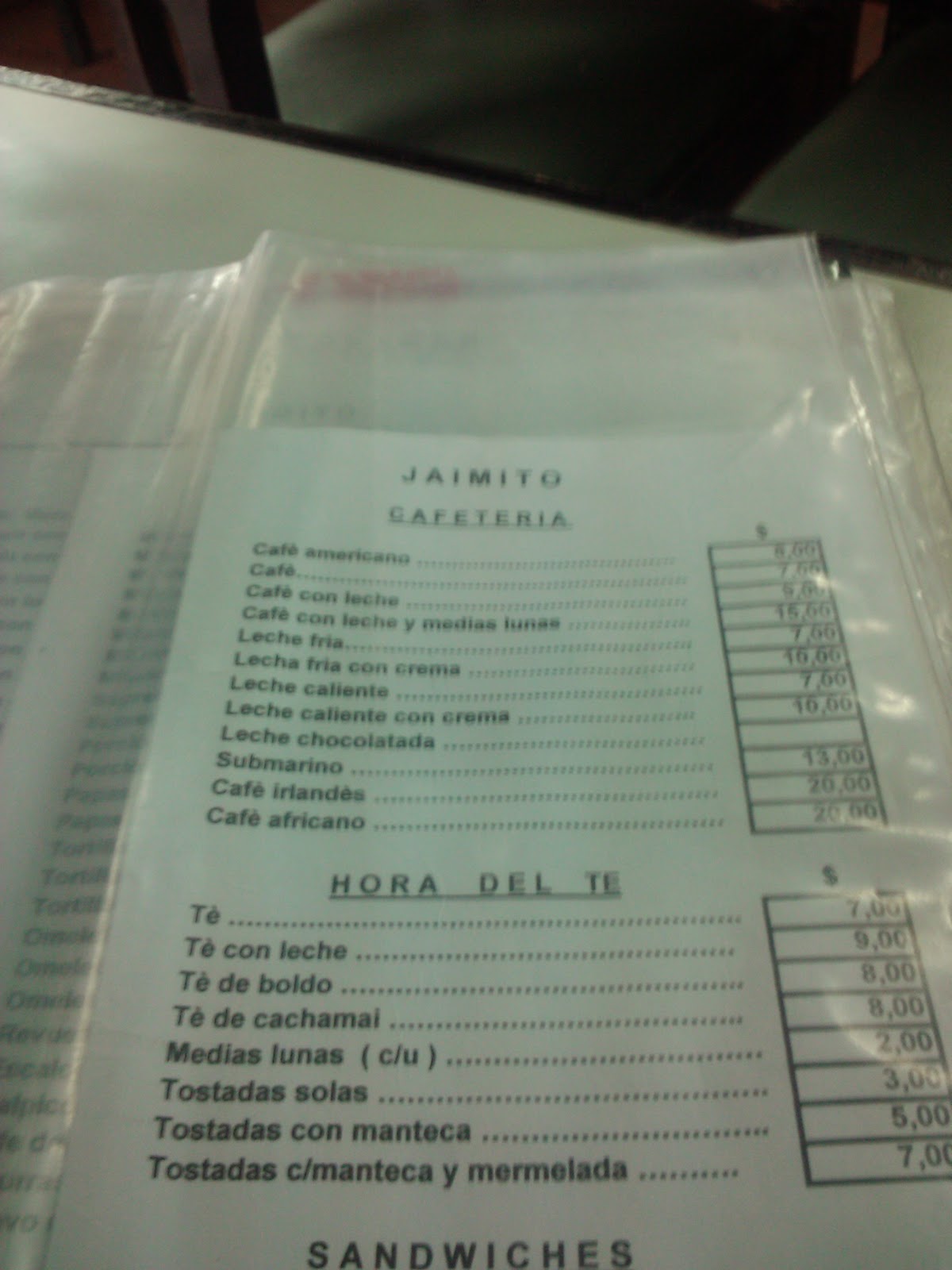 el blog de la verdad: bar jaimito