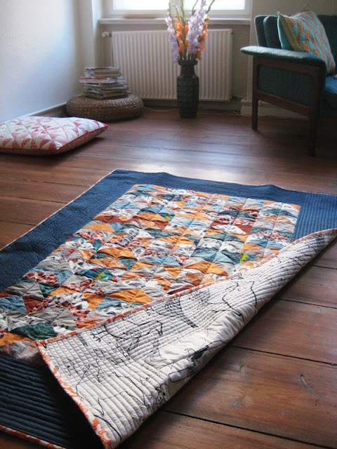 berlinquilter: About me putting fabric together